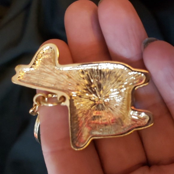 Accessories | Gold Lama With Tassel Keychain | Poshmark